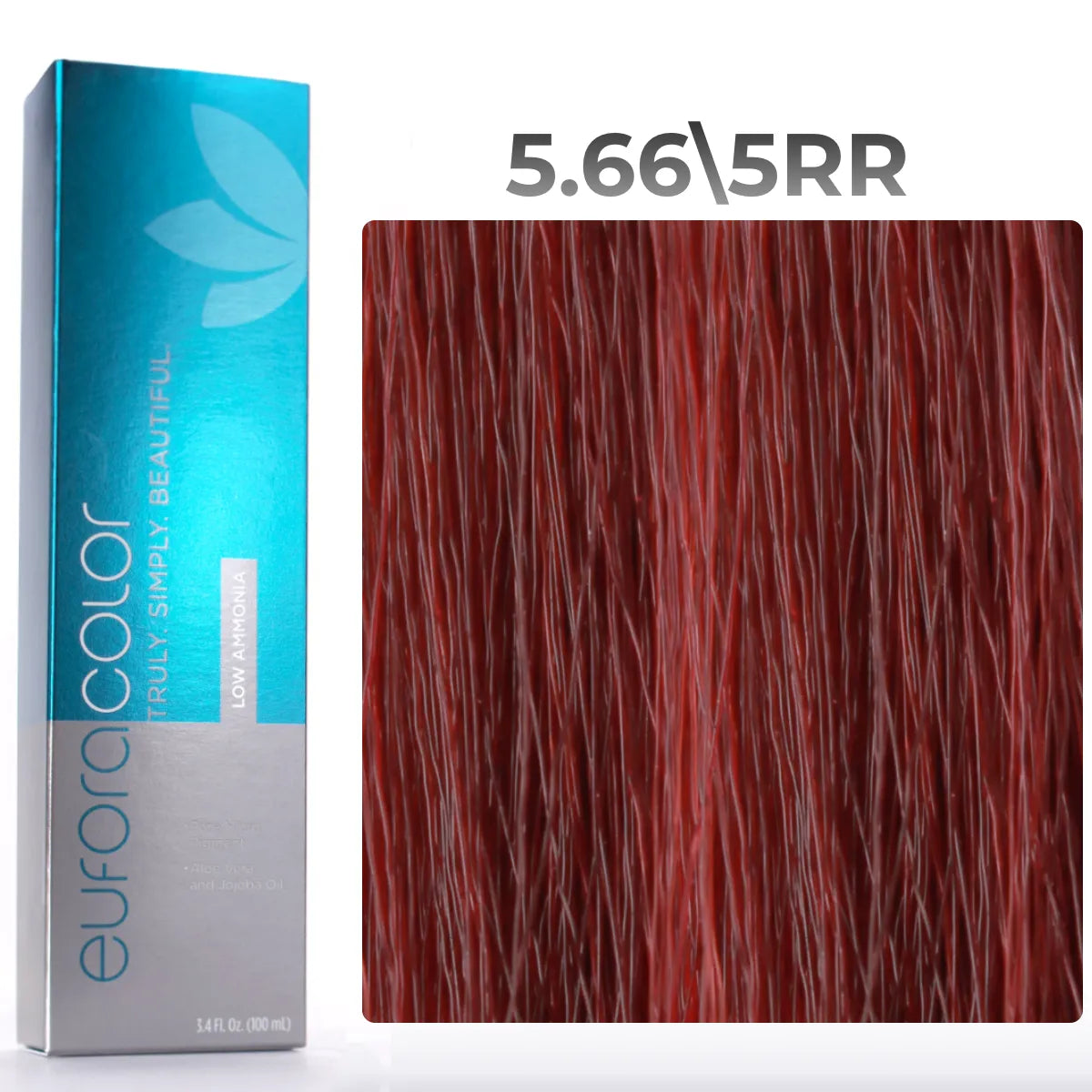 5.66\5RR - Light Intense Red Brown - Low Ammonia - 100ml ...