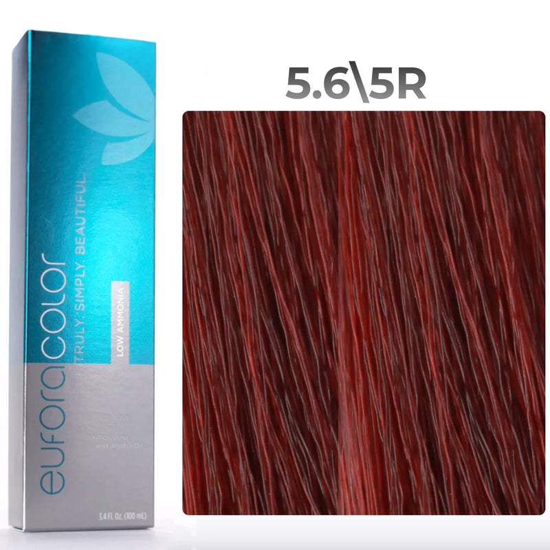 5.6\5R - Light Red Brown - Low Ammonia - 100ml – International Beauty ...