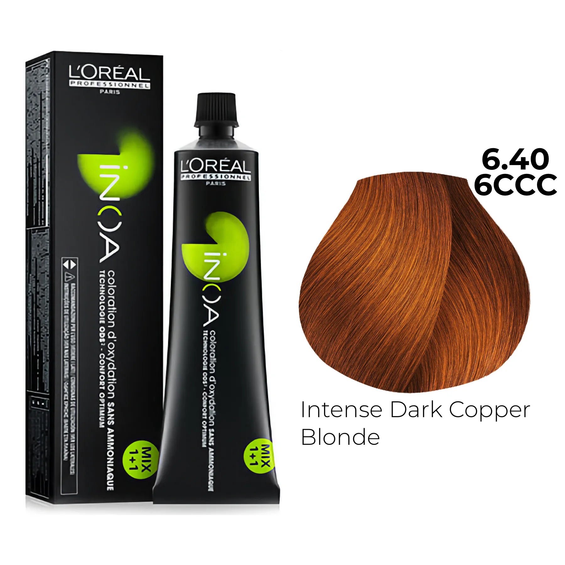 6.40/6CCC - Rubilane Intense Dark Copper Blonde - Inoa Copper ...