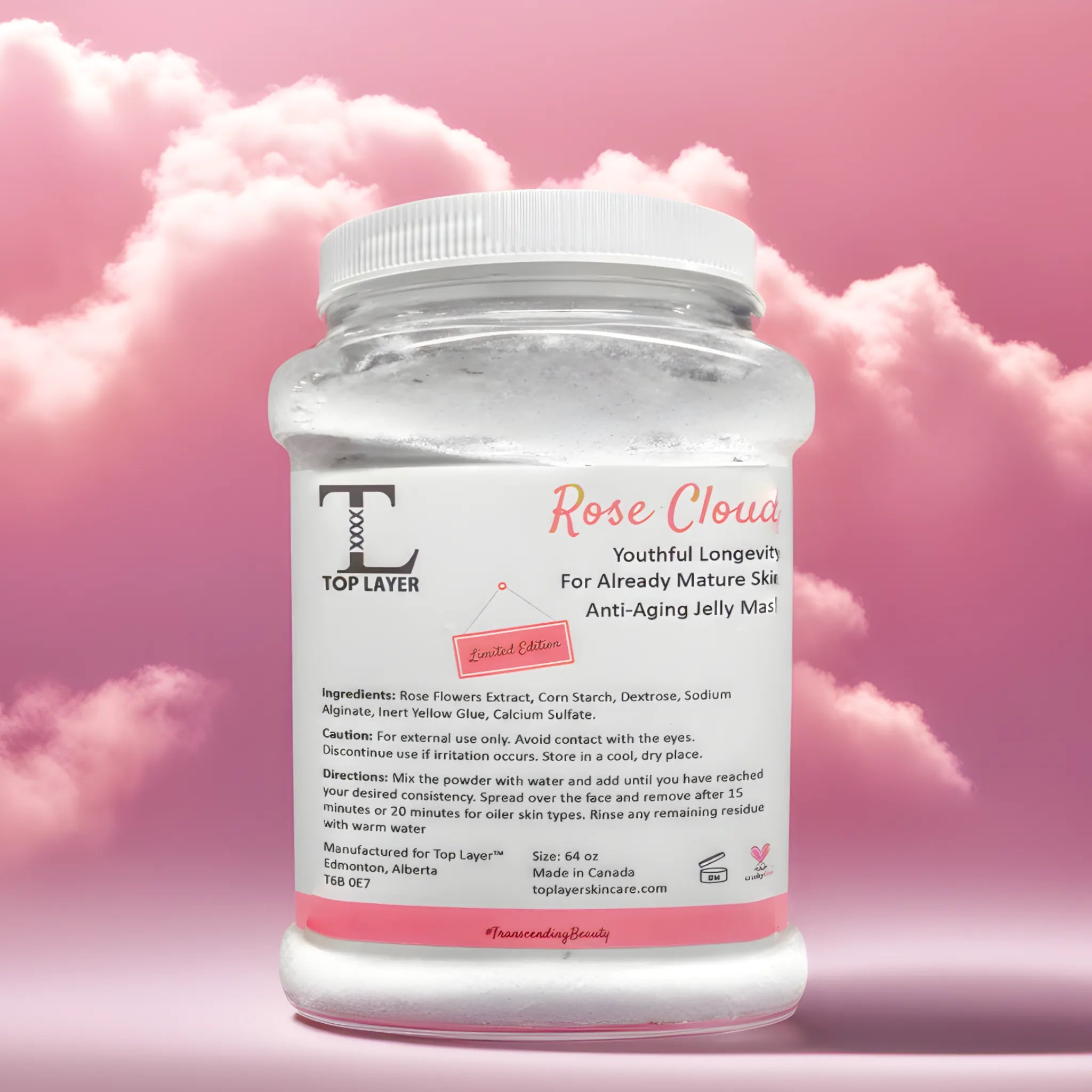 ROSE CLOUD JELLY MASK - 1920ml – International Beauty Services & Supplies